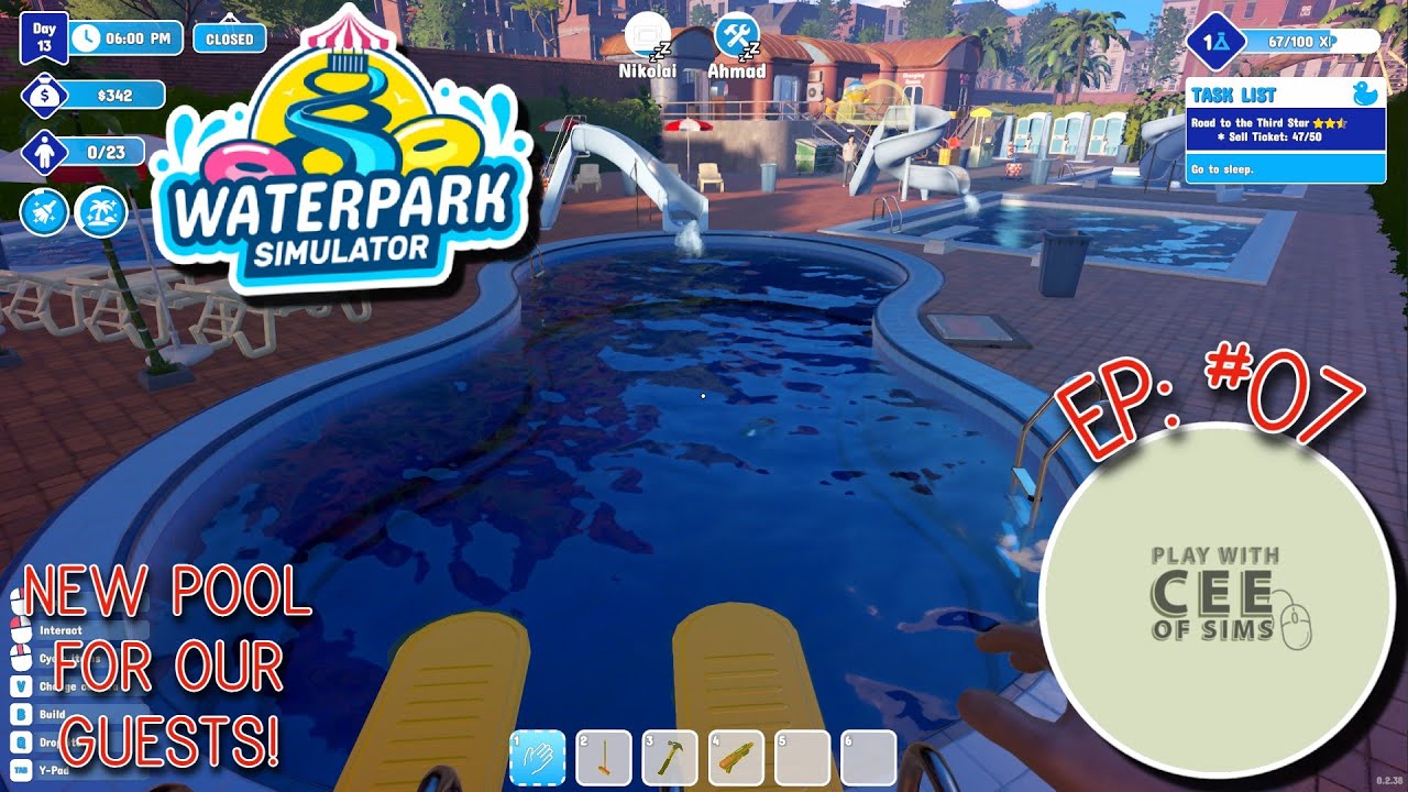 We're Back In Cee World! Adding A New Pool For Our Guests | Waterpark ...