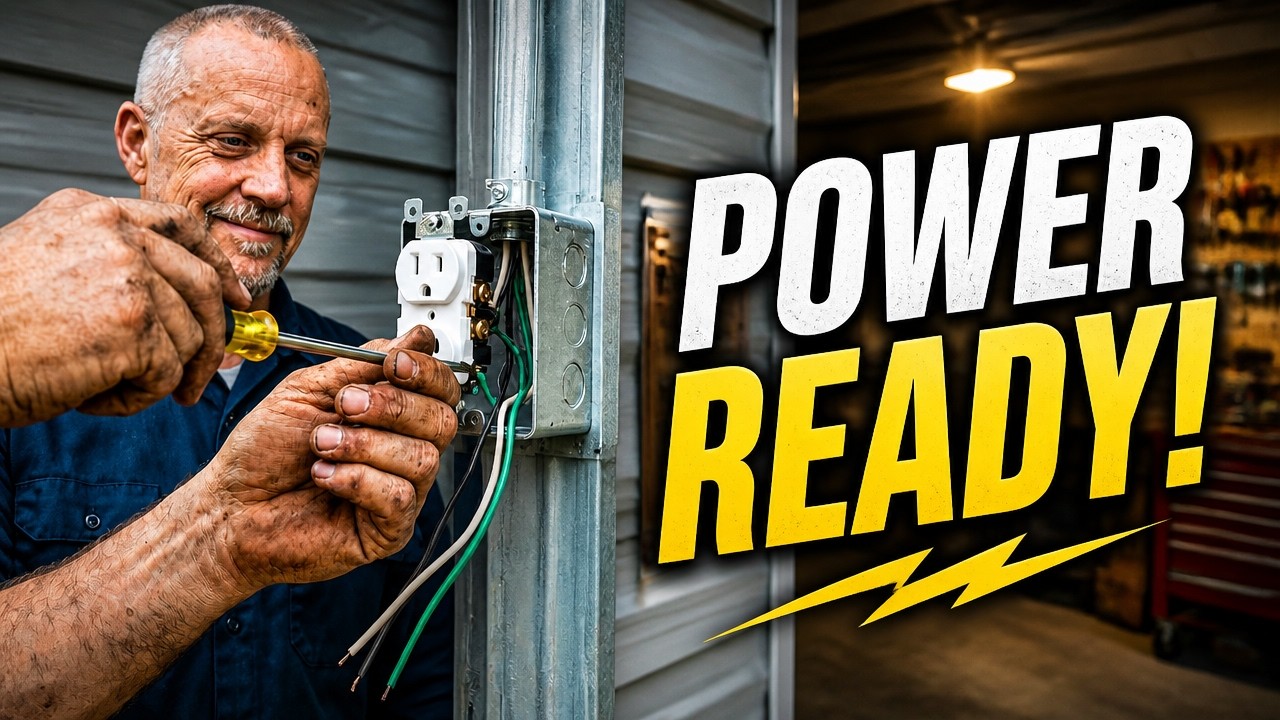 Installing Outlets in a Carport - DIY Wiring Projects - YouTube