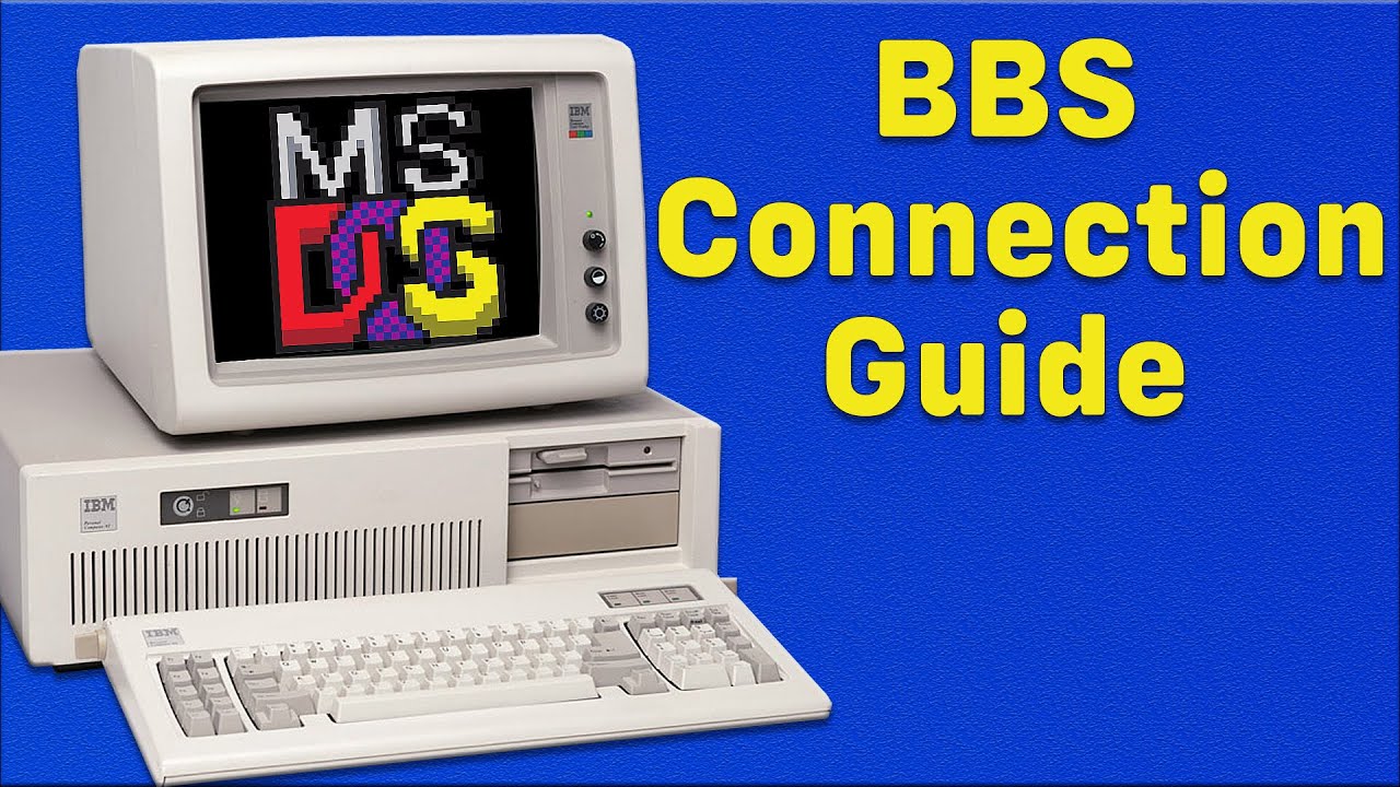 Relive the Nostalgia: Your Guide to Connecting to BBS in MS-DOS - YouTube