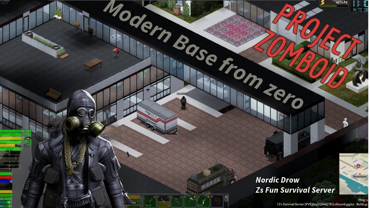 Project Zomboid - Survival Server Awesome Base! - YouTube