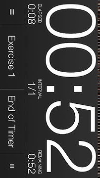 Vertical and horizontal timer display - Seconds Interval Timer - YouTube