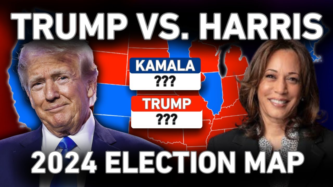 Donald Trump vs. Kamala Harris 2024 Election Map Prediction | BIDEN ...