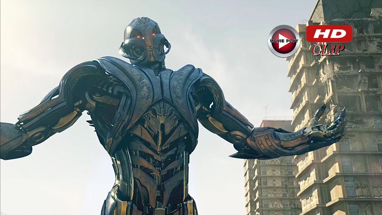Ultron vs Avengers Fighting Clip - Avengers: Age of Ultron 2015 - YouTube