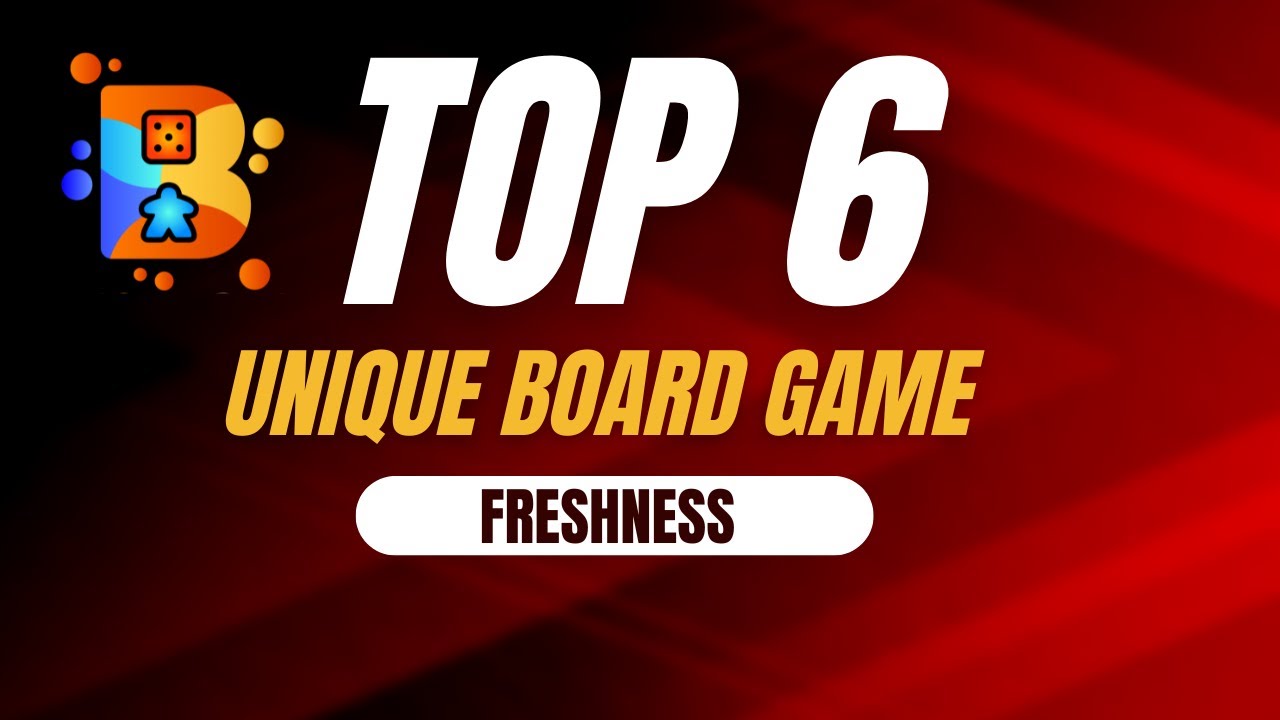 Top 6 Unique Board Games - YouTube
