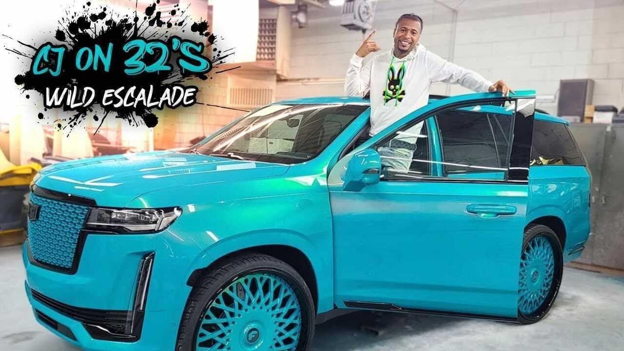 CJ On 32s Reveals Escalade With New Paint (Extra Drippy) + Camakat ...