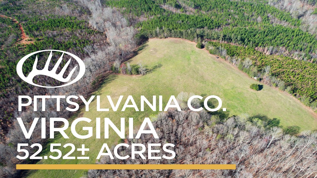 Pittsylvania County, VA 52.52± Acres - YouTube