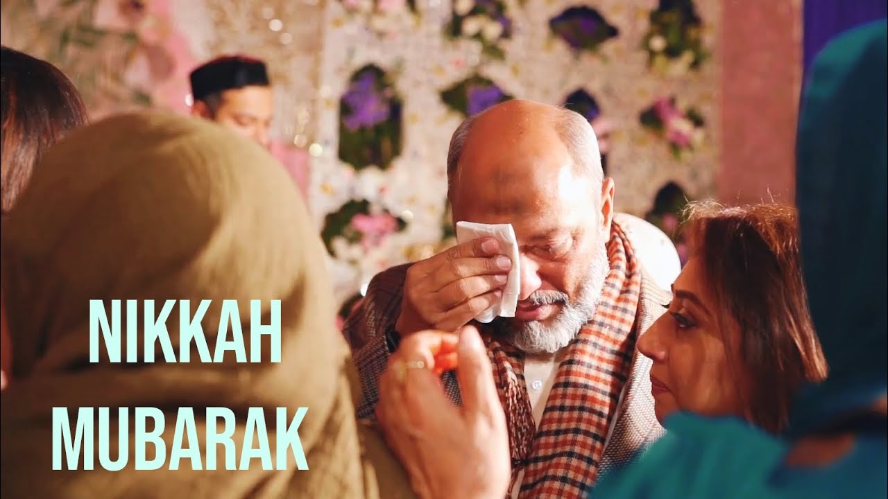 Family Getting Emotional On Nikkah // Nikkah Highlights of Hamza & Hiba || weddingsbyminam - YouTube