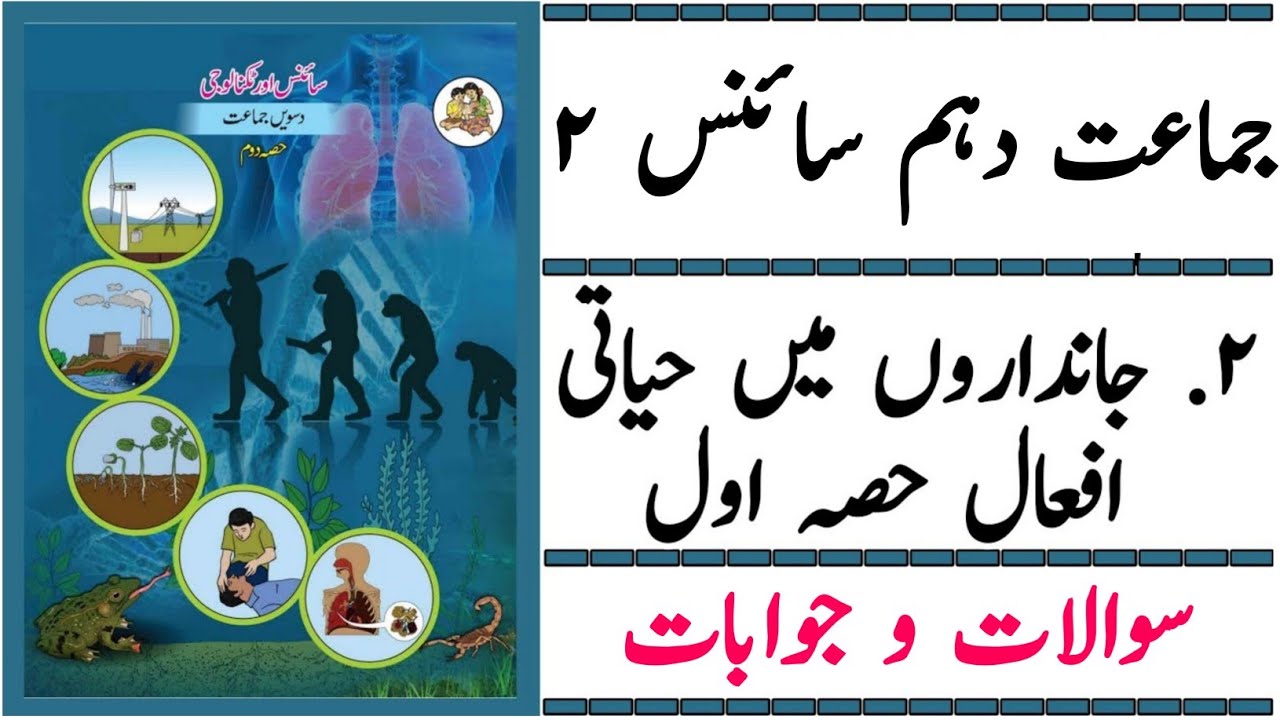 Class 10th Science 2 Chapter 2 Question Answer Urdu Medium Class 10th class-10th-science-2-chapter-2-question-answer-urdu-medium-class-10th
