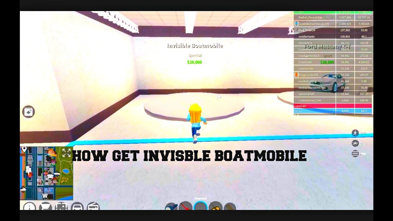 How to get the *NEW* invisible boatmobile ( SPECIAL ONE DAY ONLY ...