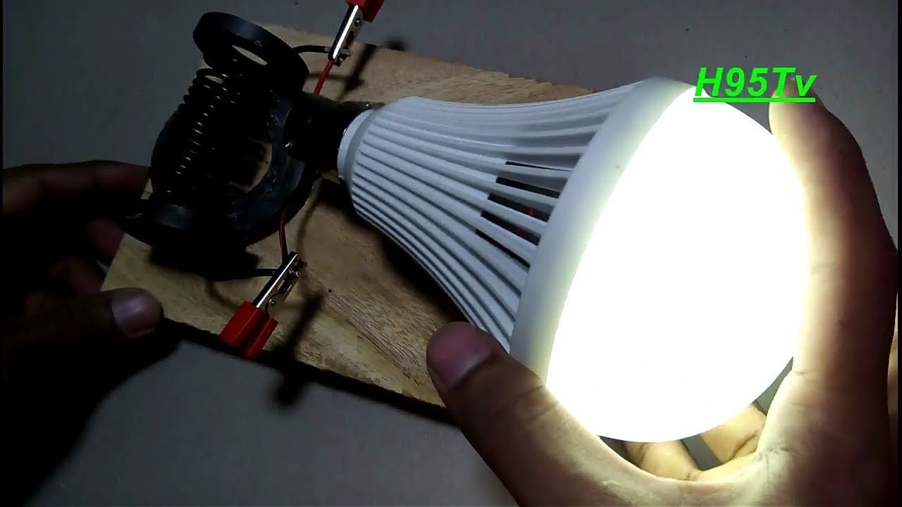 free energy generator for light bulbs - YouTube