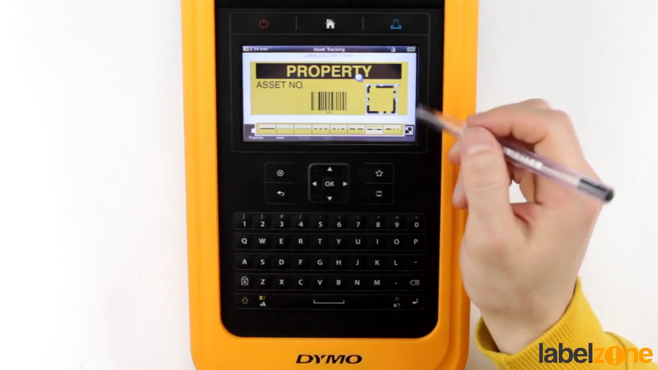 Dymo XTL Asset Tracking Label Tutorial - YouTube