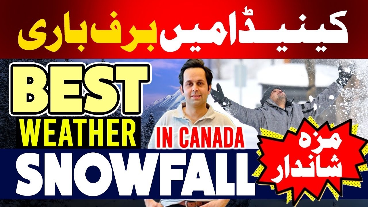 Snowfall in Canada | First Snow in Alberta - YouTube