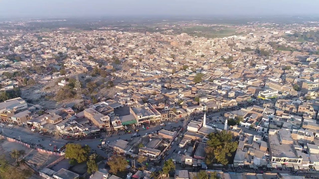 Beautiful Muzaffargarh | Muzaffargarh Ariel view | Muzaffargarh - YouTube
