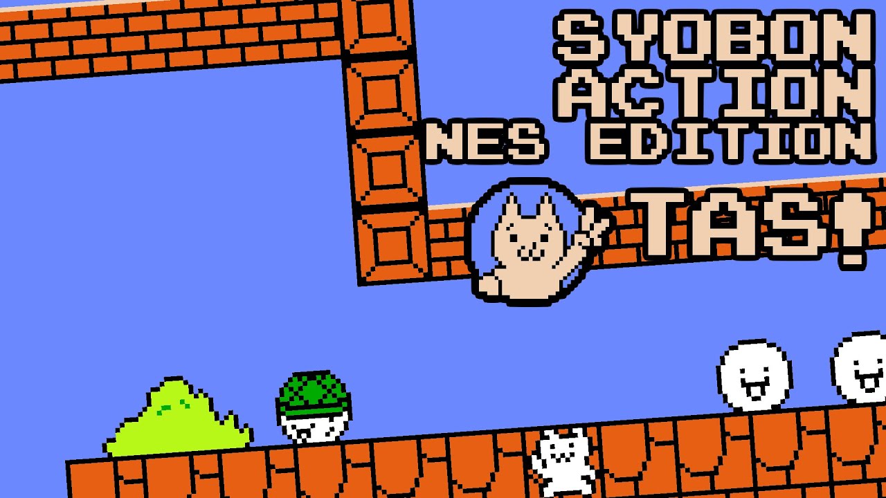 Syobon Action (NES) - First completed TAS (Tool-Assisted Speedrun ...
