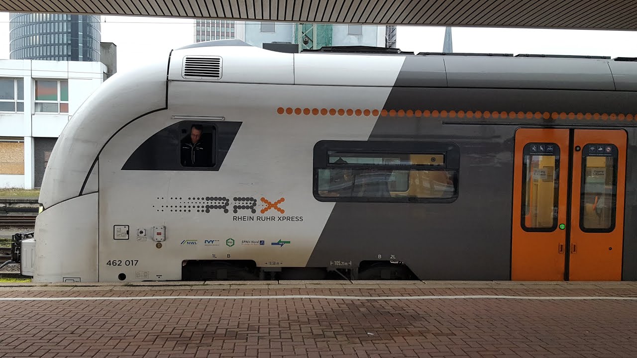 2x Rhein-Ruhr-Express in Dortmund Hbf: RE6 (89711) Minden(Westf) - YouTube