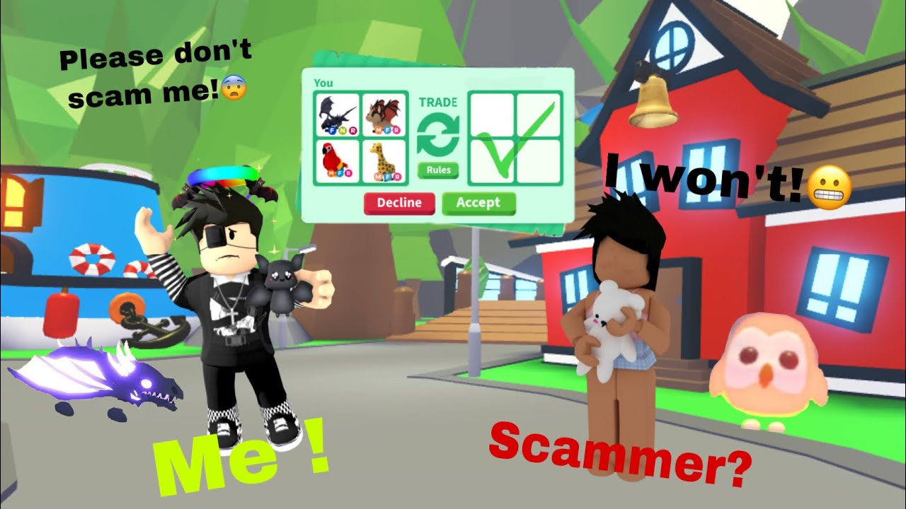 Fail trading did I get scammed? (Roblox adopt me) - YouTube
