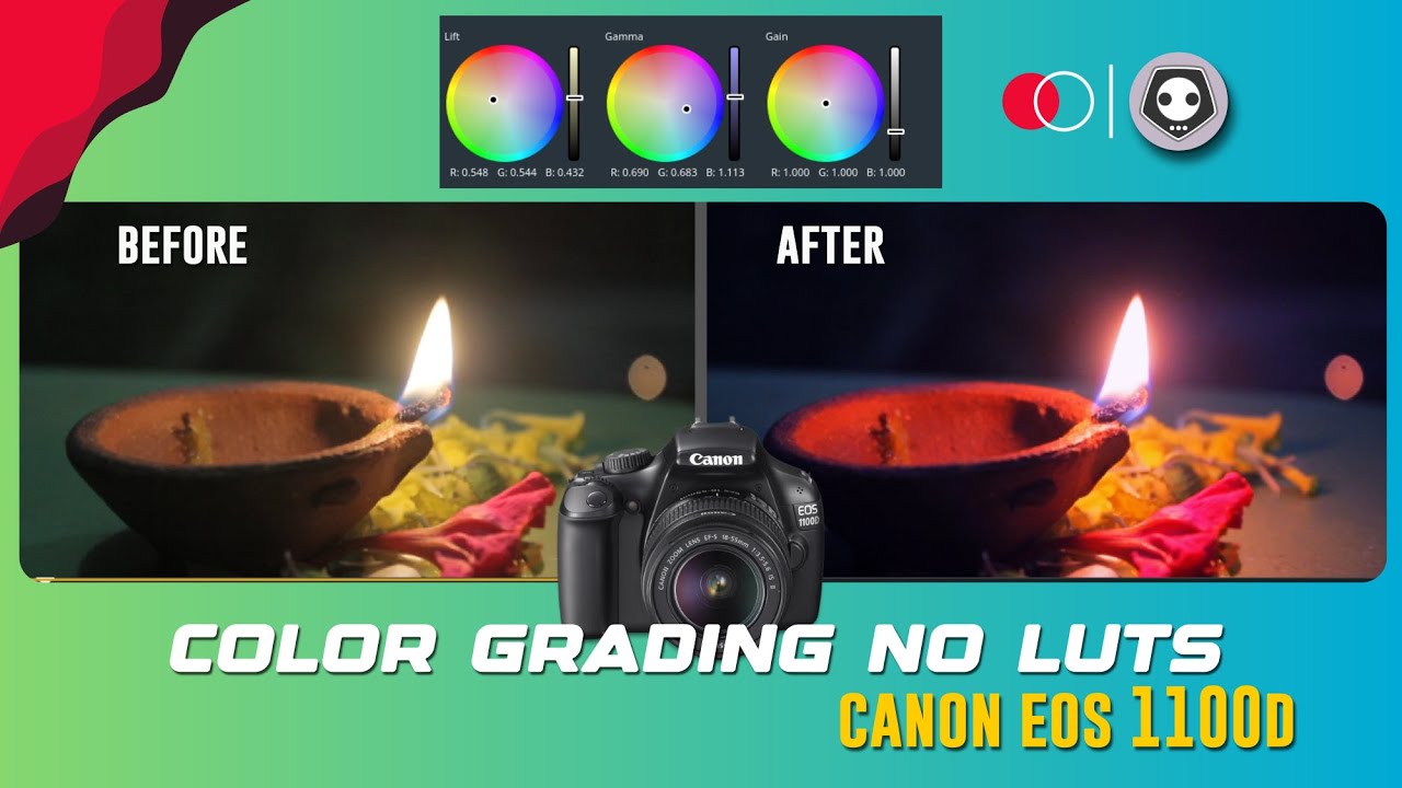 Canon EOS 1100D Video 50mm Color Grading Tips when picture style User ...