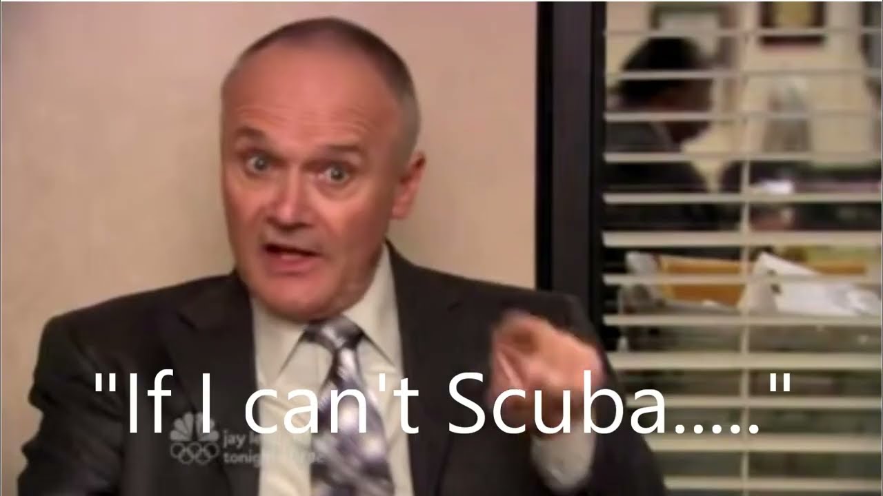 The Office - "If I Can't scuba..." - Creed. Dunder Mifflin - YouTube