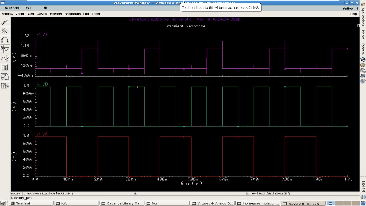 DESIGN GATE NOR BY CADENCE - YouTube
