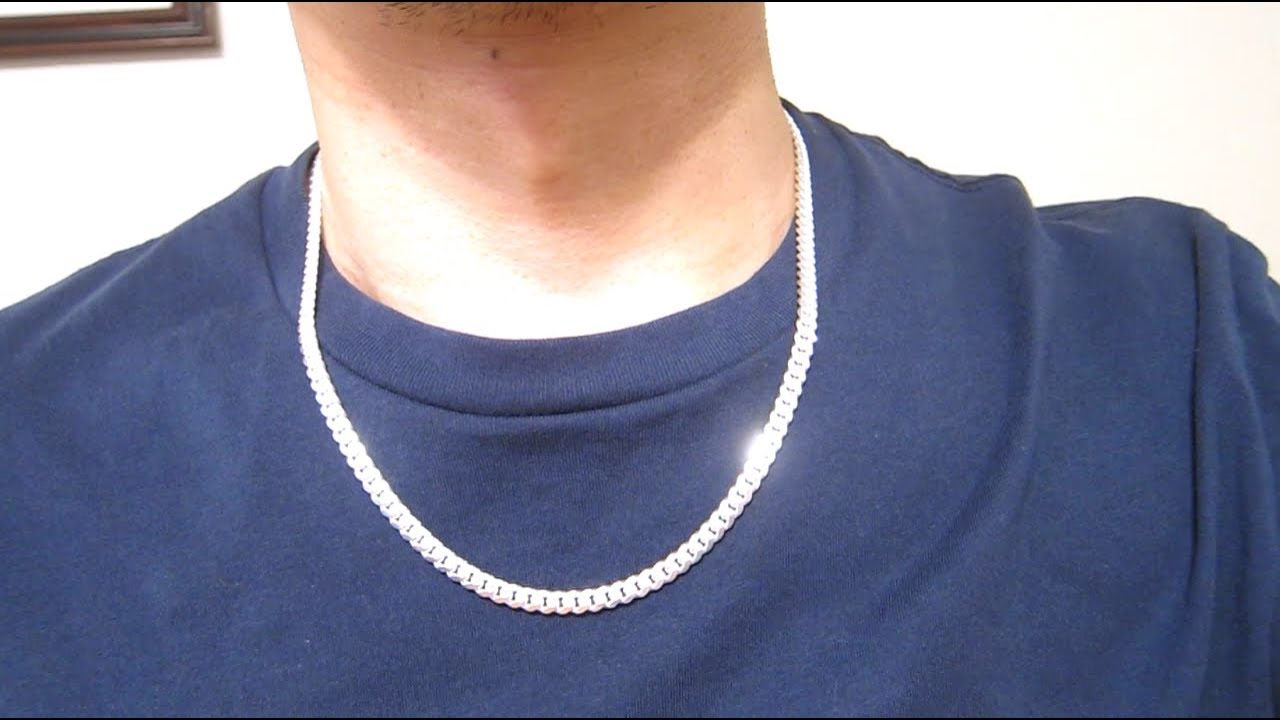 20 Inch 5mm Cuban Link Chain Sterling Silver YouTube