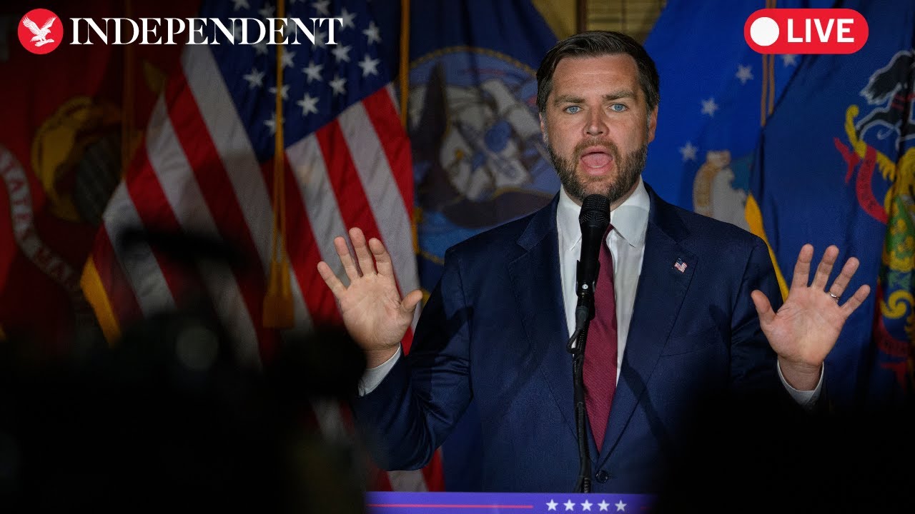 Live: Republican VP candidate Senator JD Vance speaks in Wisconsin ...