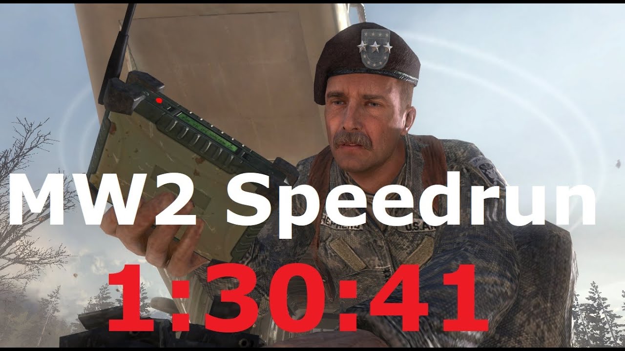 Call of Duty: Modern Warfare 2 Speedrun 1:30:41 - YouTube