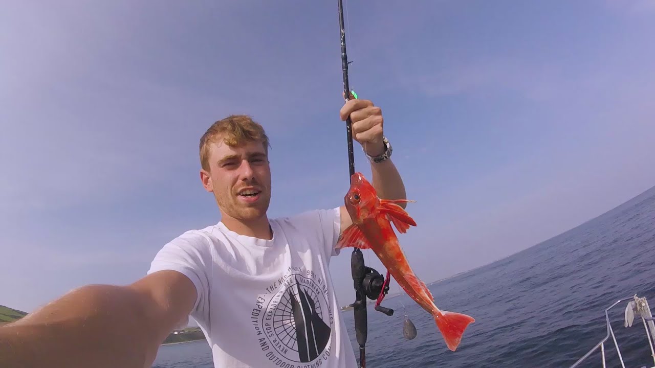 ISLE OF MAN boat fishing trip round the South of the island - YouTube