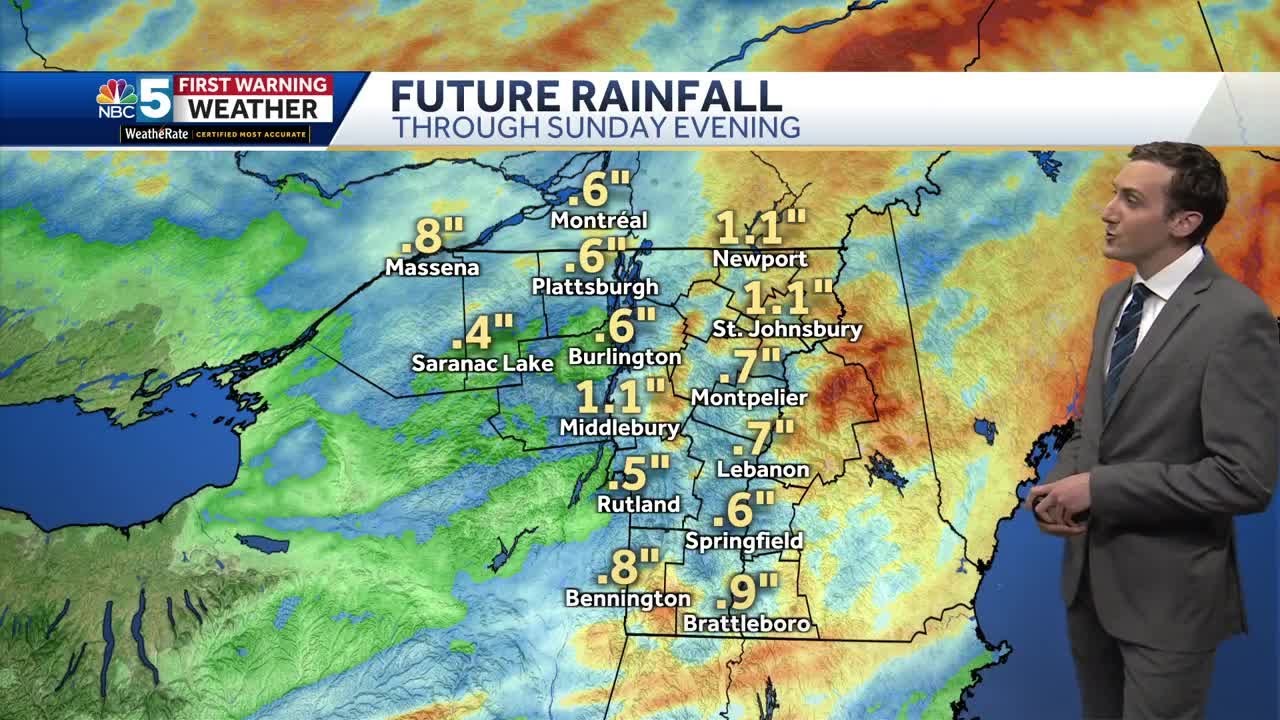 Tracking weekend rain and mountain snow in Vermont (04-26-25) - YouTube