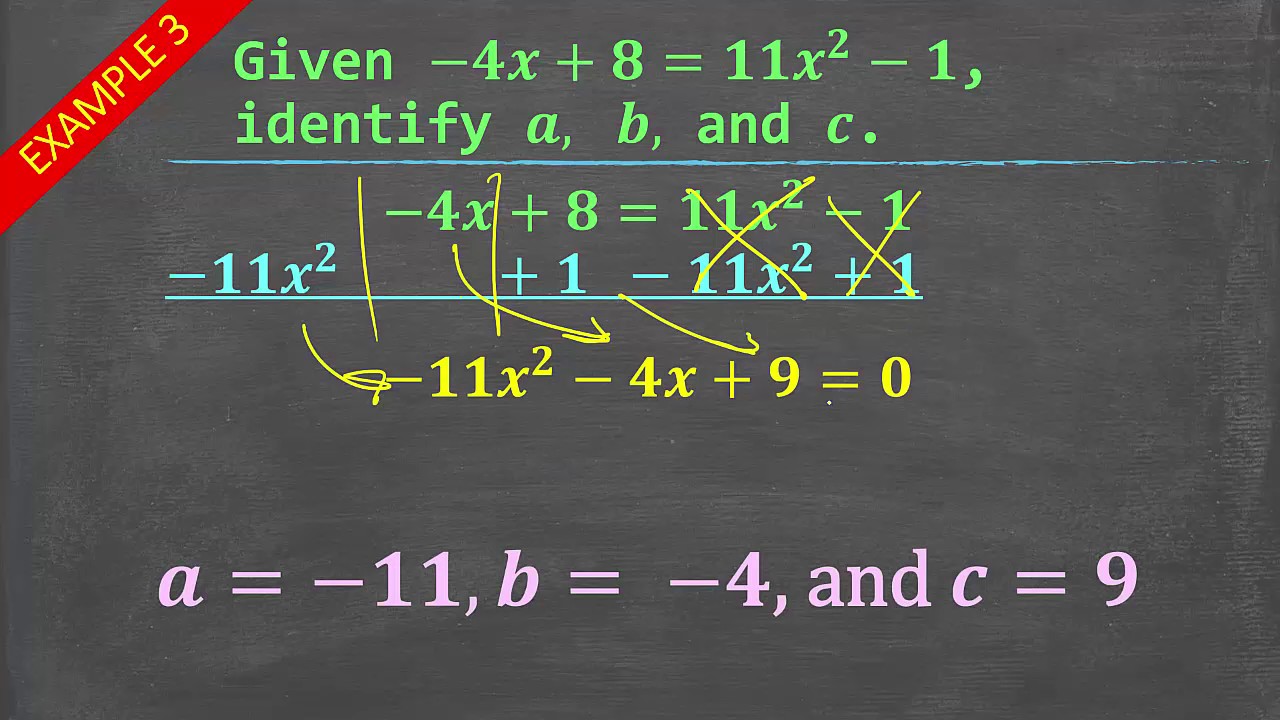 Target C - The Quadratic Formula - YouTube