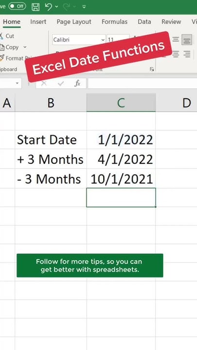 date function in Excel - YouTube
