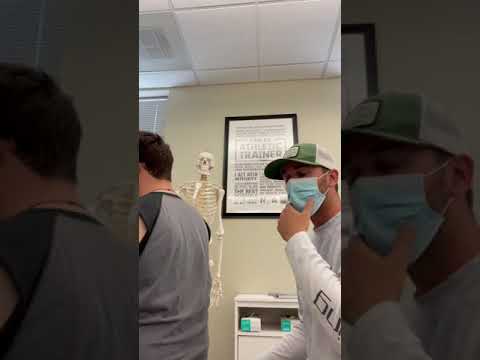 Assess symmetry of chest excursion - YouTube