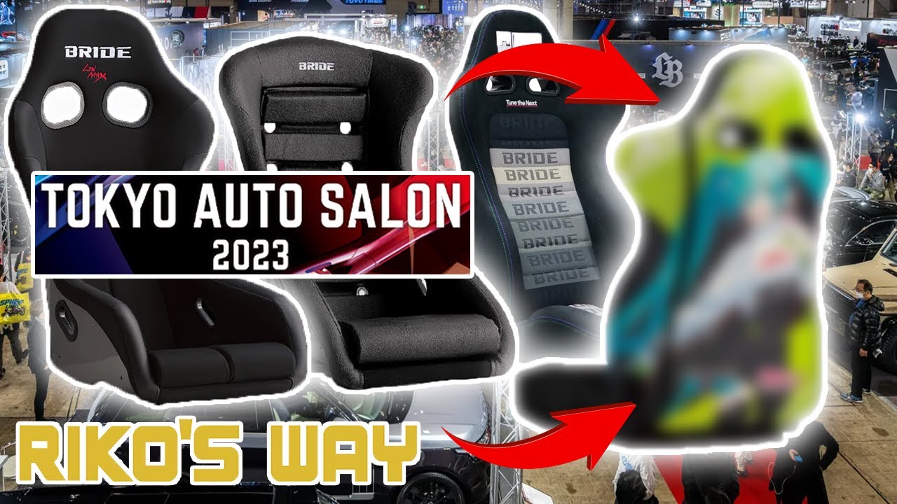 BRIDE Limited Edition Seat Racing Miku / TAS 2023 - YouTube