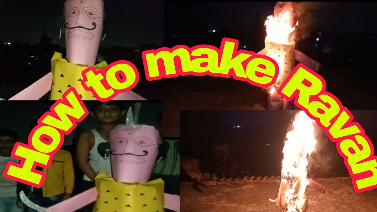 How to make Ravan at Home 2022 - YouTube