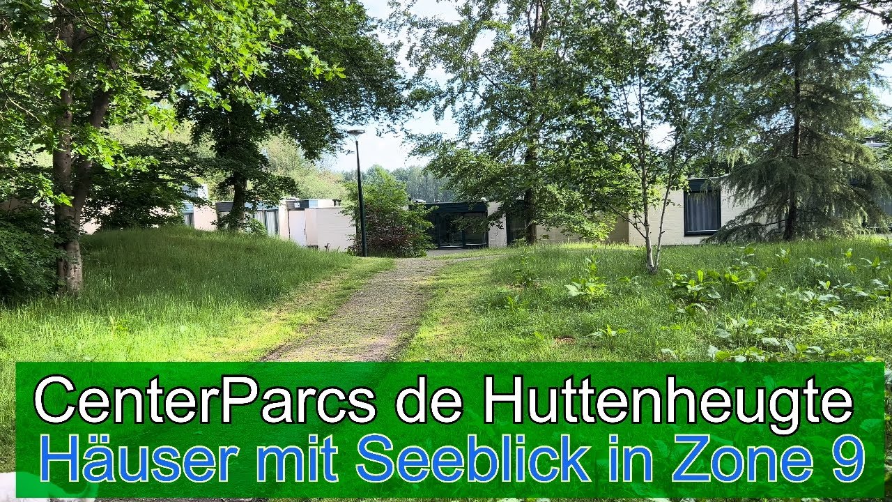 CenterParcs de Huttenheugte - Häuser mit Seeblick in Zone 9 - YouTube