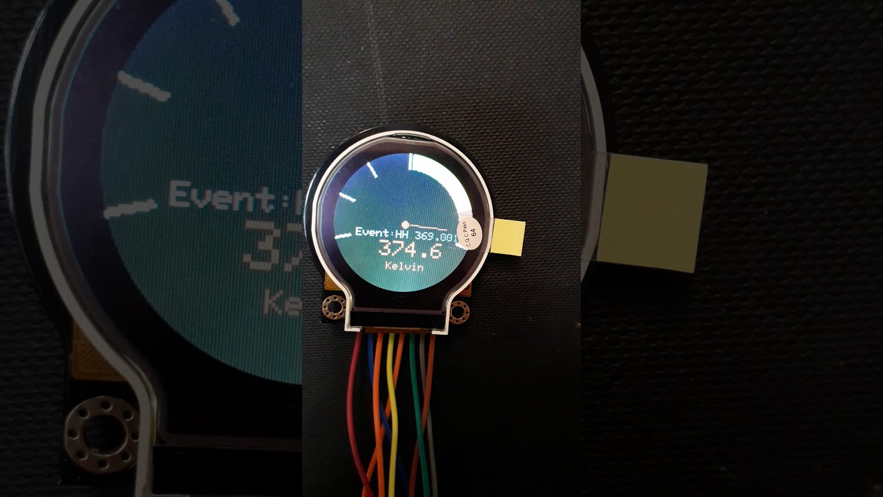 Signalk/SensEsp 2.1 configurable round display - YouTube