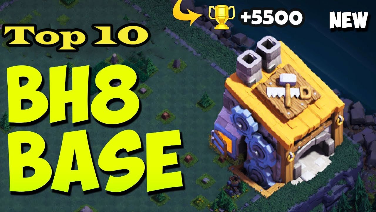 BEST BH8 BASE LINK 2023 | Best Builder Hall 8 Base Link Anti 1 Star ...