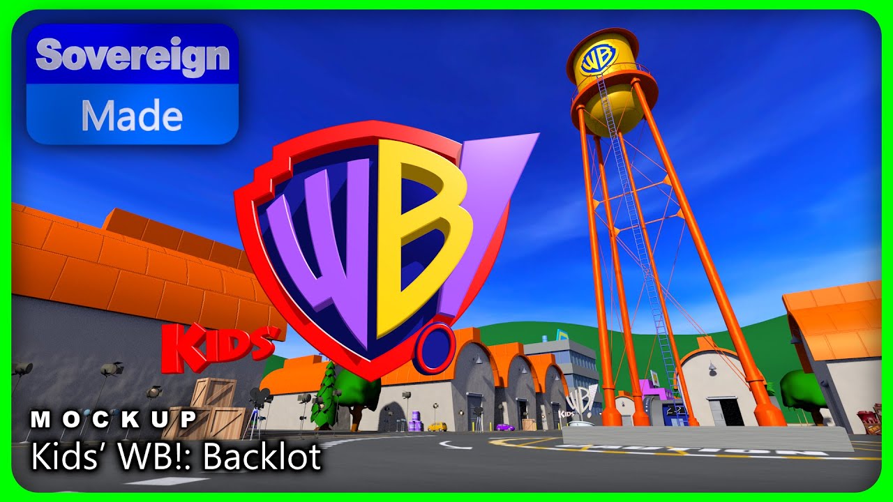 Kids' WB! Branding (2024) - Backlot Angles | Mockup | SovereignMade ...
