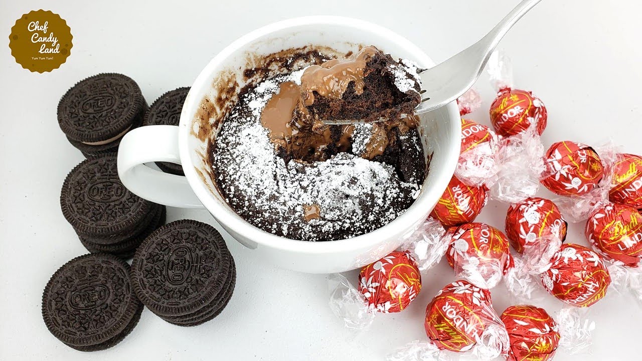 Oreo Lindt Chocolate Lava Cake in Lock Down by Chef Candy Land - YouTube