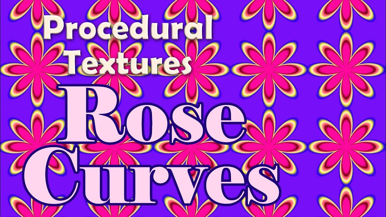 Shader Style Rose Curves with Affinity Photo's Procedural Texture Filter - YouTube