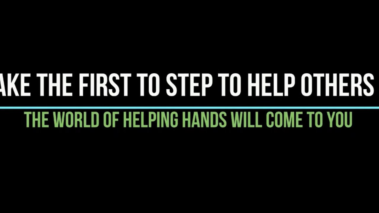 First step to help others|Inspirational video for kids #helpothers # ...
