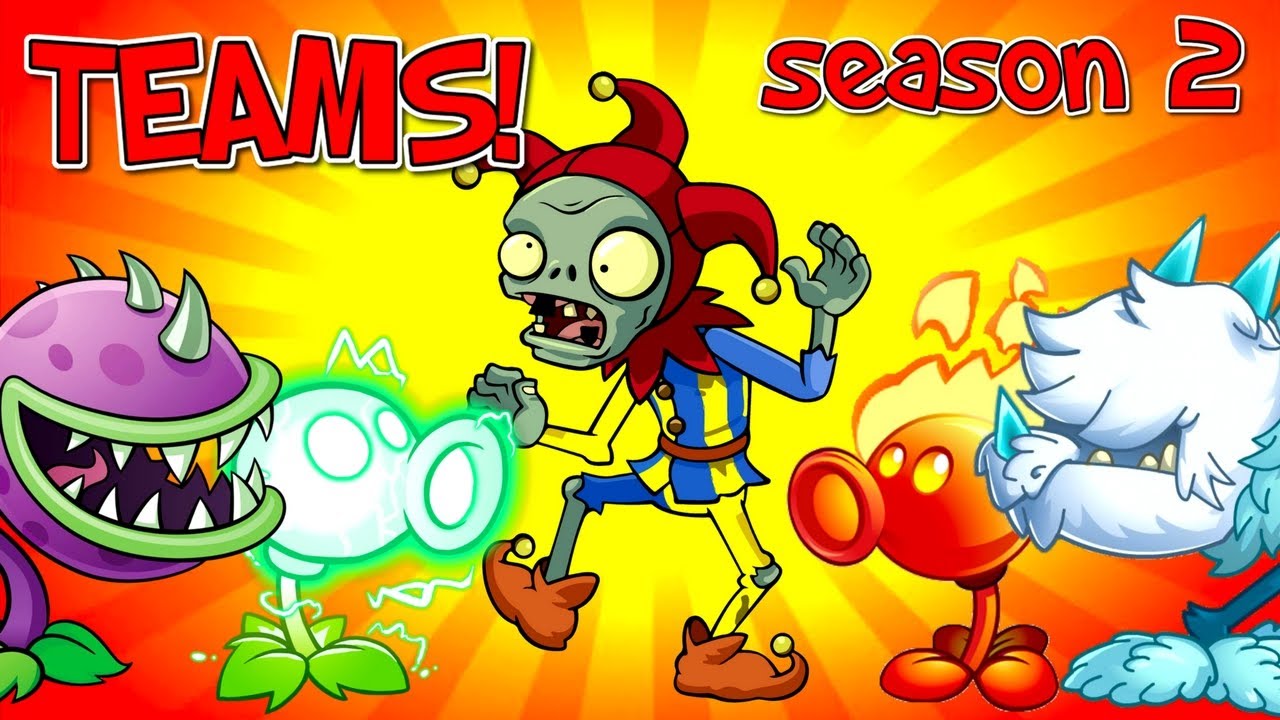 Plants vs. Zombies 2 MOD JESTER ZOMBIE vs Team Plants Primal PVZ 2 NEW ...