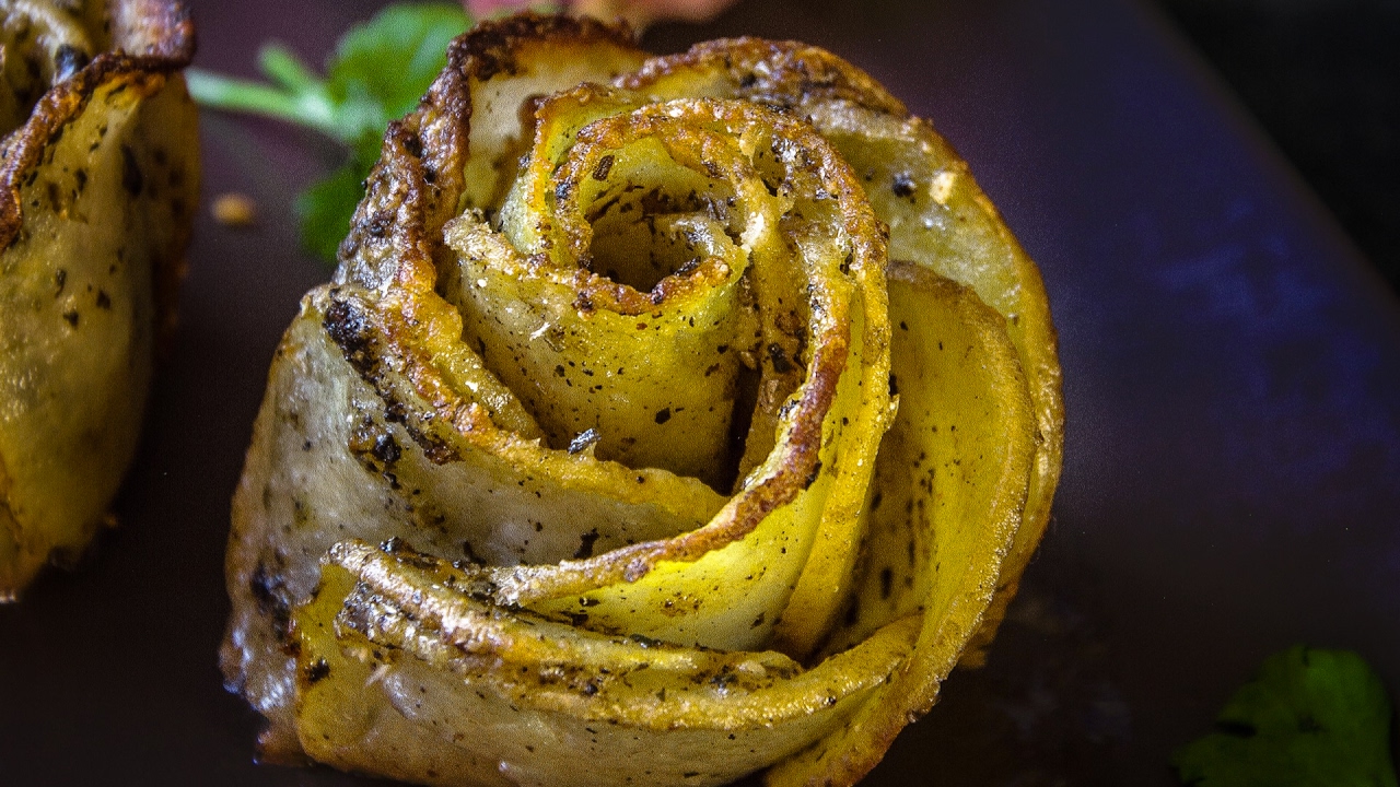 Potato Roses - How to Make Rose-Shaped Parmesan Potato Gratins - YouTube