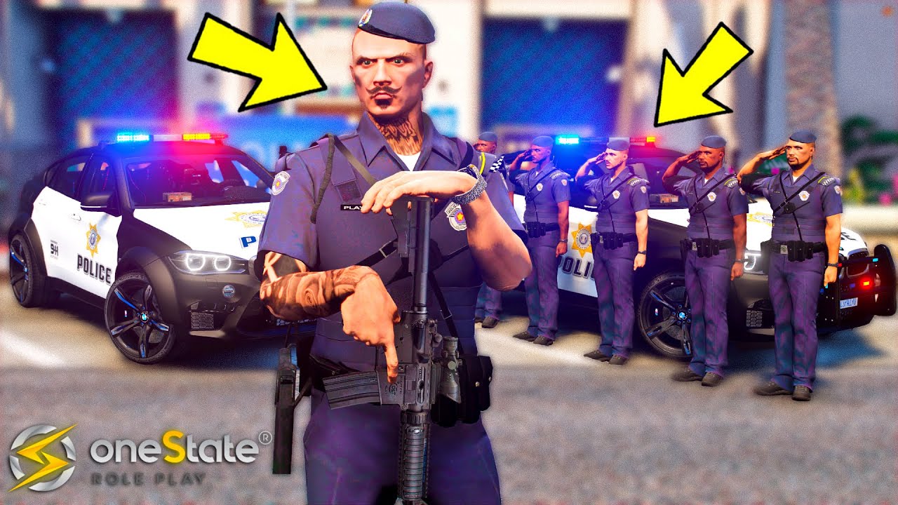 SAI DA VIDA DO CRIME E ENTREI PRA POLÍCIA DA CIDADE!💥 (One State RP ...