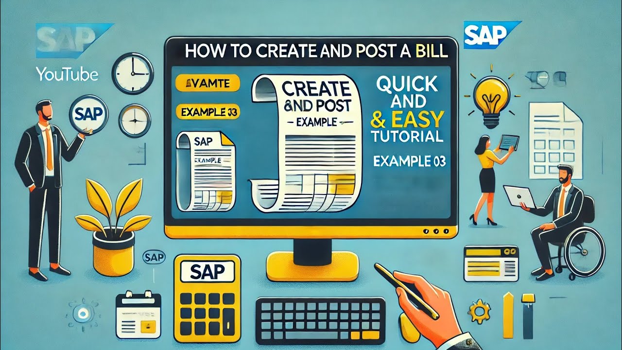 '' How to Create and Post a Bill- Example - 03" || Quick and Easy ...