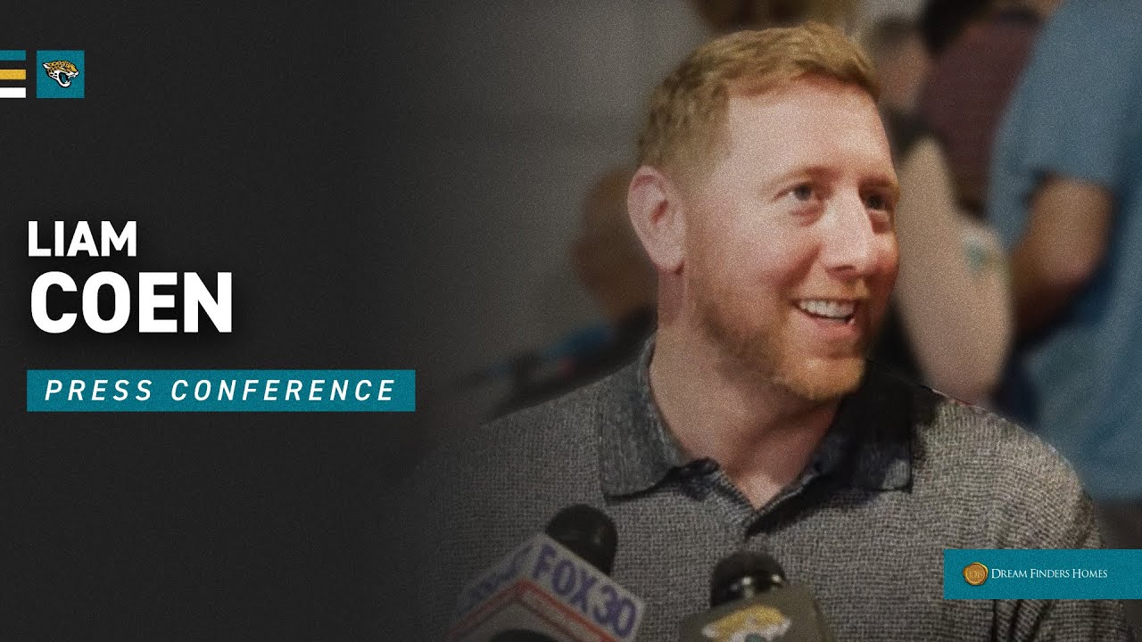 Jaguars HC Liam Coen Speaks at 2025 Annual League Meeting | Press ...