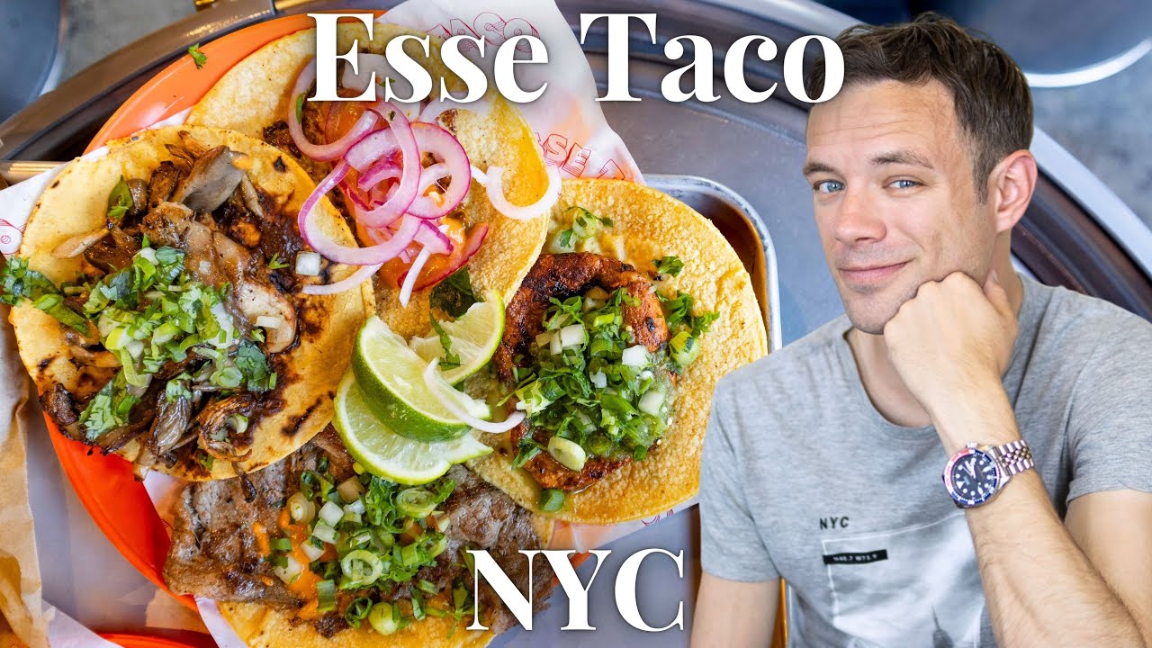 Eating at Esse Taco. Best Tacos in NYC? - YouTube