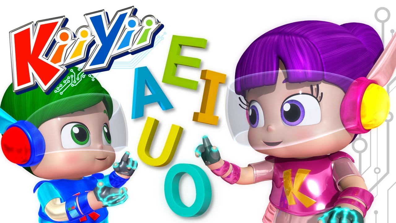 The Vowels Song | AEIOU | Nursery Rhymes | Original Song By KiiYii ...