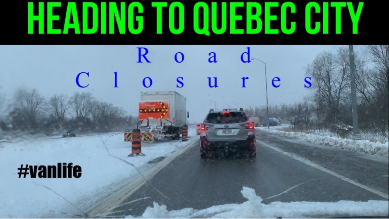 Driving To Quebec City During A Bad Snow Storm - YouTube