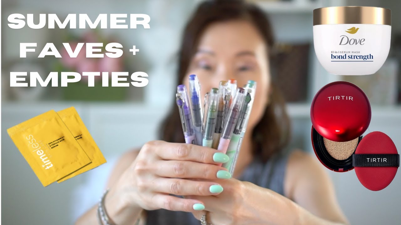SUMMER FAVORITES + EMPTIES *stuff I’ve used up - YouTube