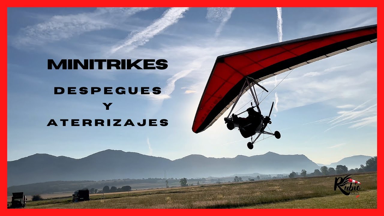 Hang gliding Ala Delta con Motor. Minitrike. Despegues y aterrizajes ...